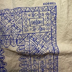 Korres | Bags | Korres Greek Key Makeup Skincare Blue Cream Shopping ...